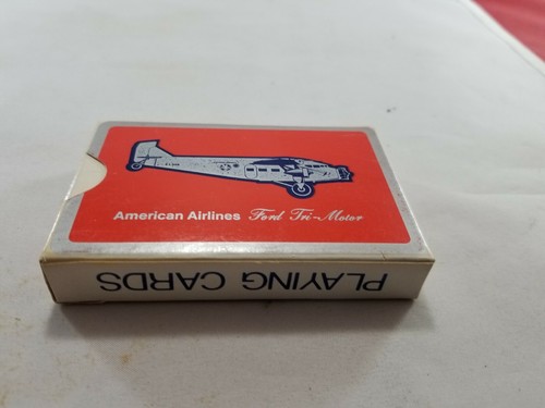Vintage American Airlines Playing Cards / Ford Tri-Motor Airplane ...