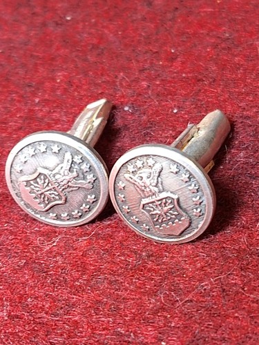 VINTAGE. USAF, AIR FORCE, STERLING CUFF LINKS. | eBay