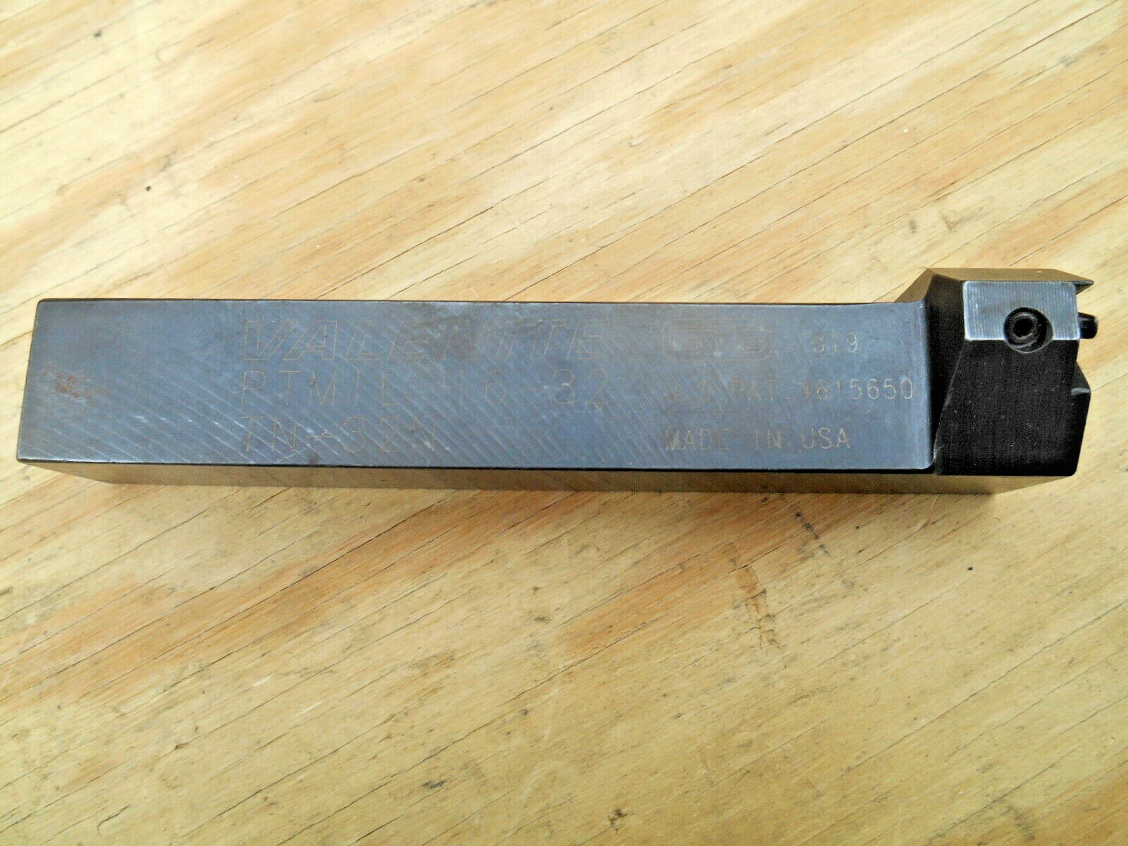 VALENITE PTMIL 16-32 INSERT GROOVING , THREADING TOOL HOLDER , 1 ...