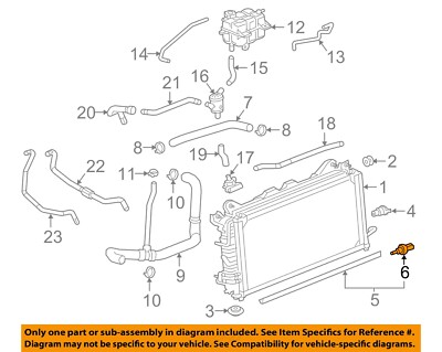 Chevrolet GM OEM 13-15 Spark-Coolant Temperature Sensor 25186240 | eBay