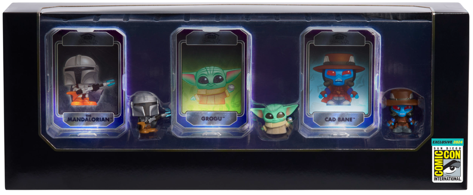SDCC 2024 STAR WARS DISNEY DOORABLES 6 PC FIGURE & CARD SET COMIC CON ...