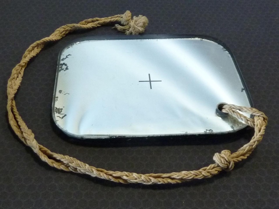WW2 US ARMY AIR CORPS USAAF EMERGENCY SIGNALING MIRROR TYPE ESM/1 ...