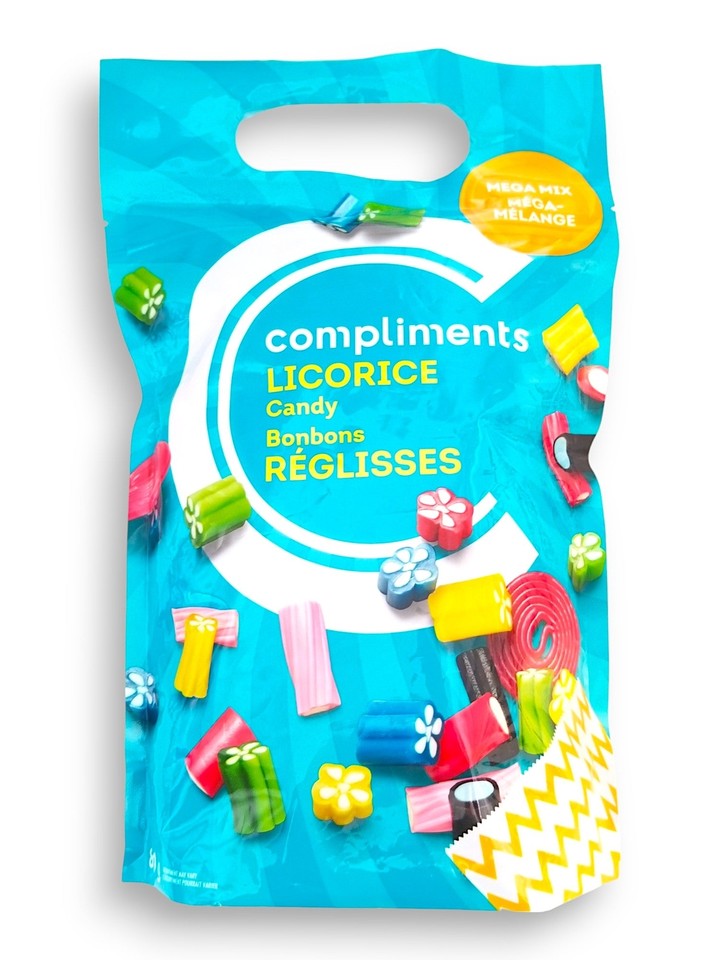 Compliments Mega Mix Licorice Candy, 800g/28.2 oz. Bag | eBay