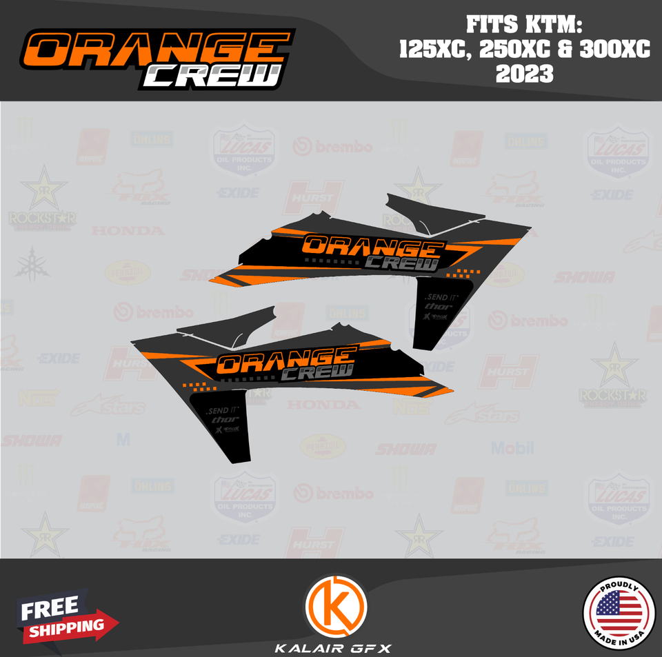 Graphics Kit for KTM 2-stroke 125XC, 250XC & 300XC 2023 OG Crew-OG ...