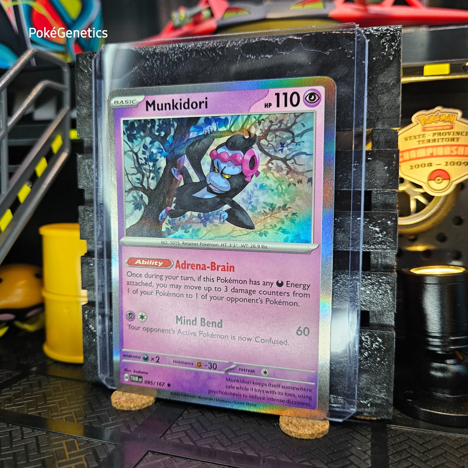 Munkidori Twilight Masquerade Holo Rare 095/167 Scarlet & Violet ...