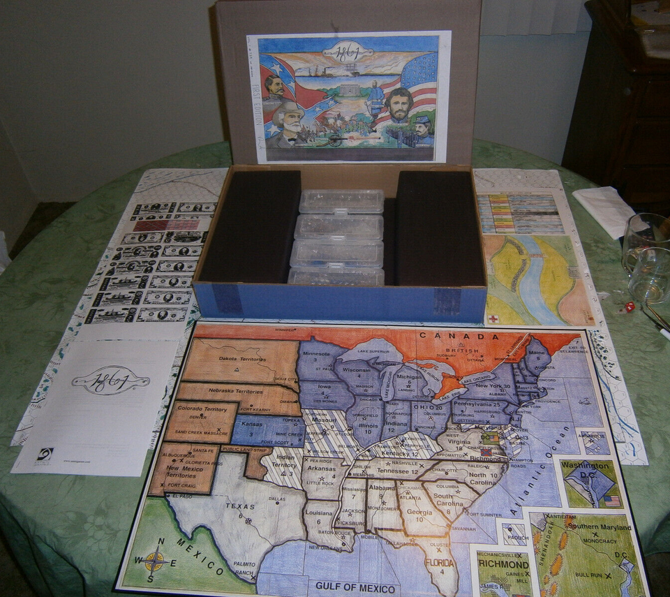 1861 by Asten Games *Axis and Allies-like game* **NEVER USED** | eBay