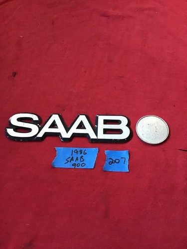 1986 SAAB 900 Turbo 16 Valve Trunk Emblems (207) | eBay