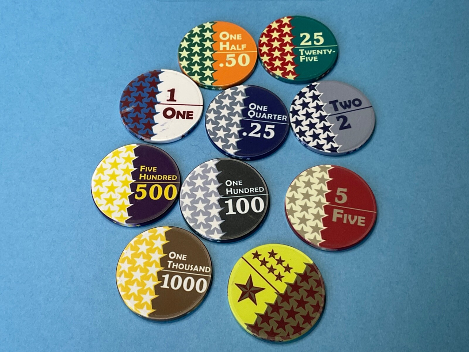 10 CASINO SAMPLE $ CHIPS O-33 | eBay