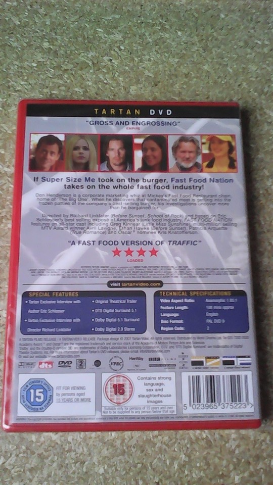 FAST FOOD NATION (DVD) New 5023965375223 | eBay