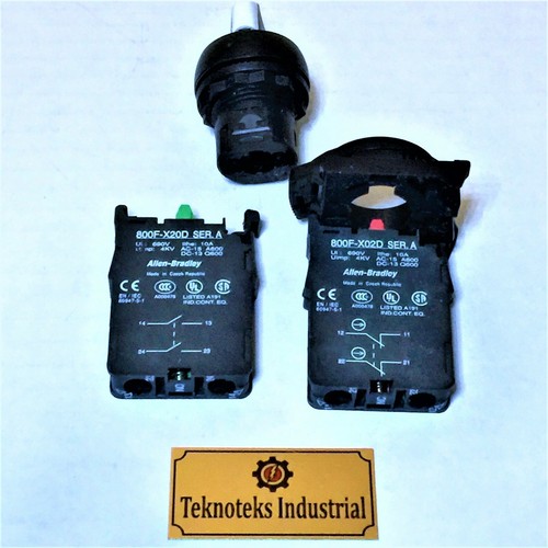 ALLEN BRADLEY 800F-X20D / 800F-X02D SER A / ROTARY SELECTOR SPRING ...