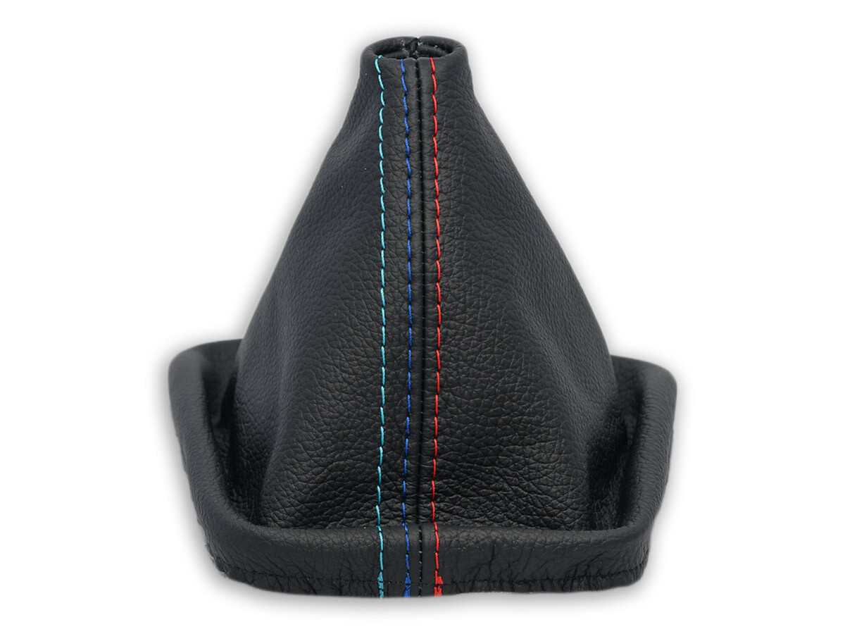 FOR BMW E36 BMW E46 GEAR SHIFT BOOT GAITER COVER LEATHER STITCH MPOWER ...