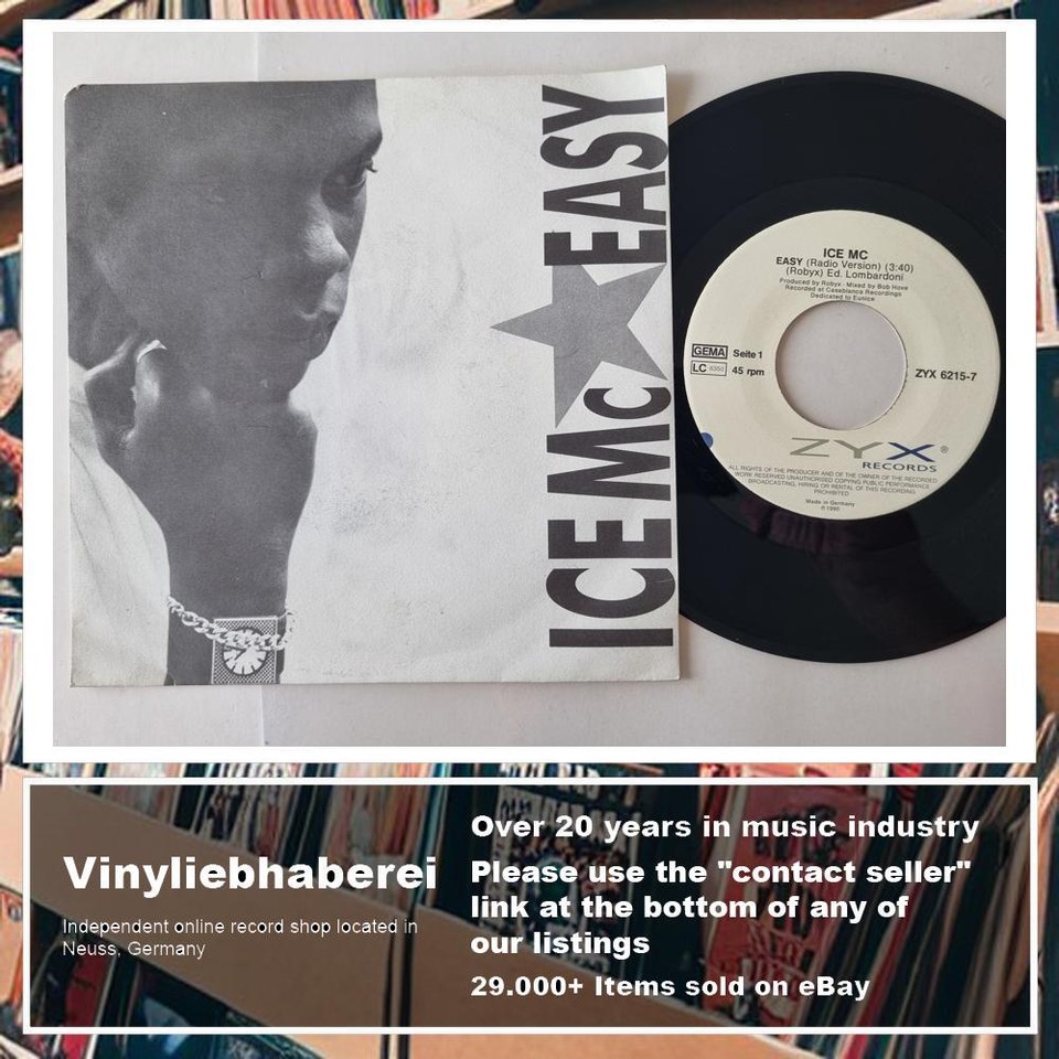 ICE MC - Easy (Radio Version) 7'' Vinyl Germany | eBay UK