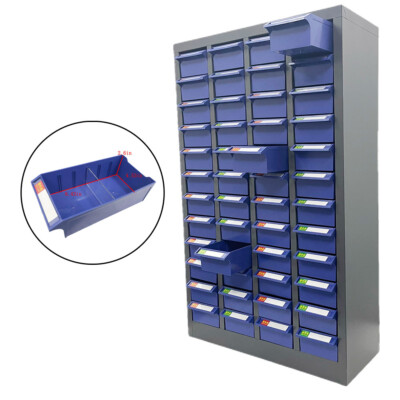 Bolt and Nut Storage Cabinet 48 Drawers Parts Cabinet Contains without ...