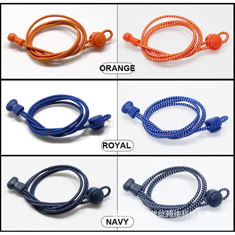 Reflective No Tie Elastic Lock Lace Lock Shoe Laces Shoelaces Runner ...
