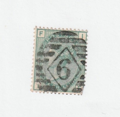 GB SCOTT # 64 PLATE 10 1sh GREEN WITH DIAMOND 6 DUPLEX CAT VALUE $160 ...