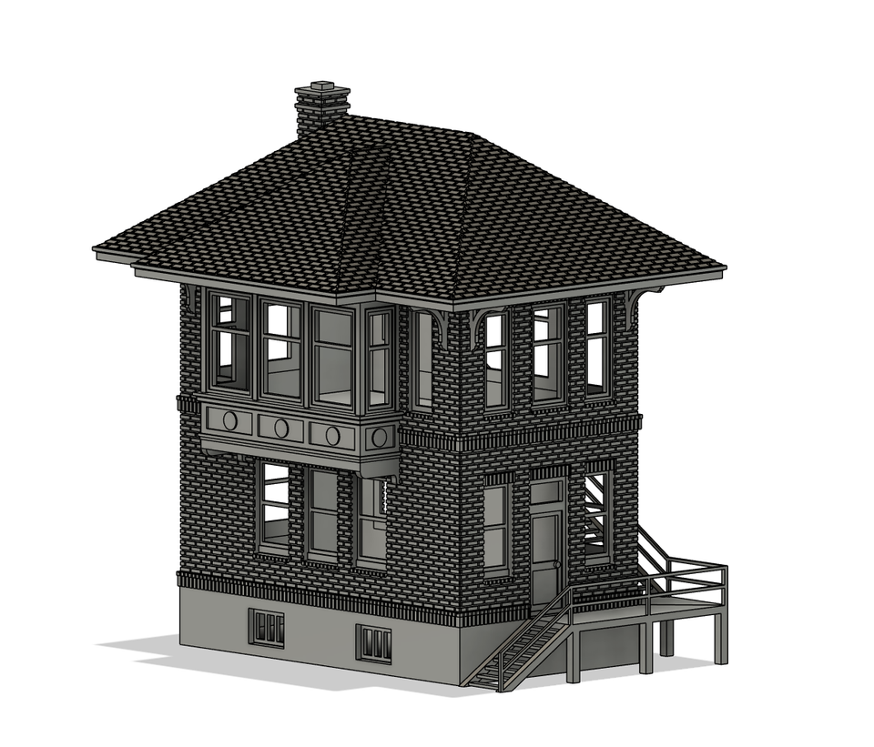 S Scale - Weirton Junction Signal House WV - 1:64 Scale Building | eBay