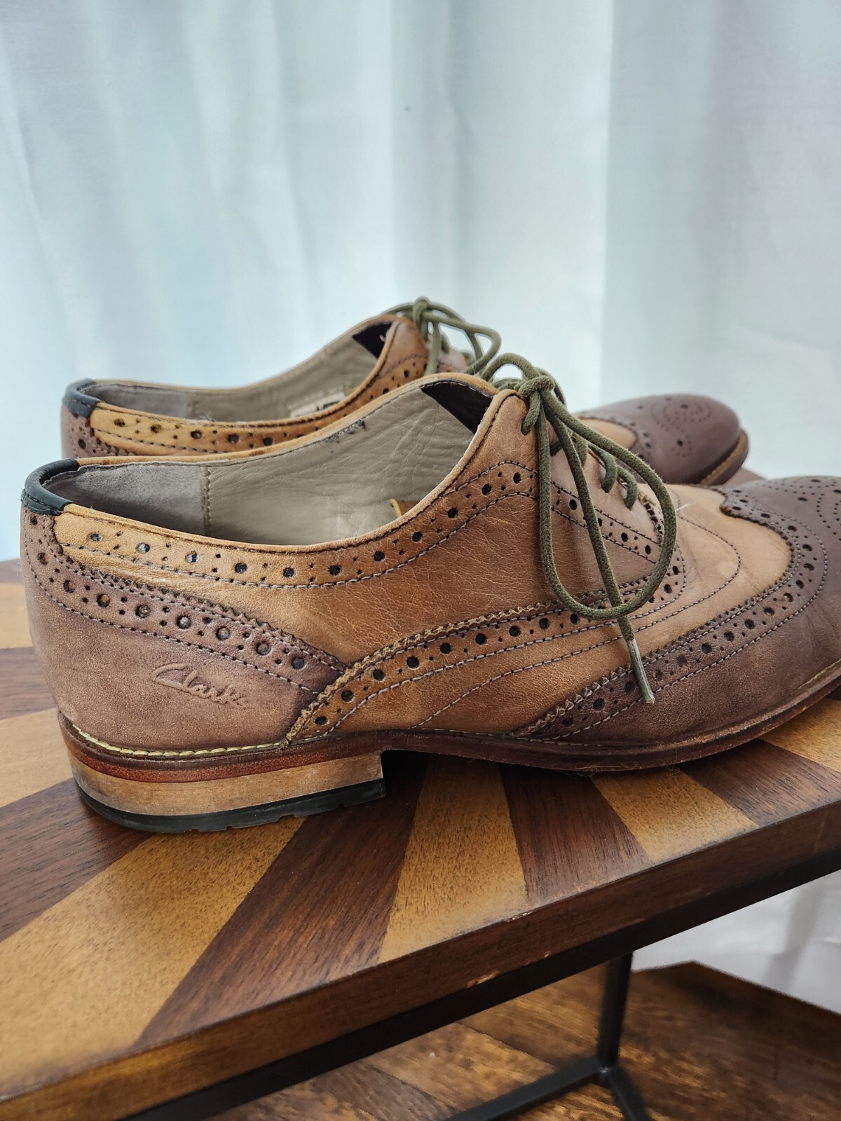 Clarks Mens Penton Limit Tan Brown Genuine Leather Dr… - Gem