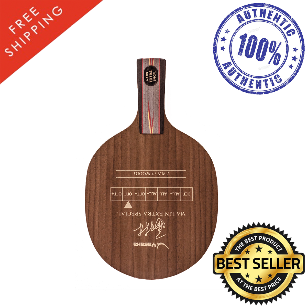 Penhold Table Tennis Blade Yasaka Ma Lin Extra Special – Offensive ...