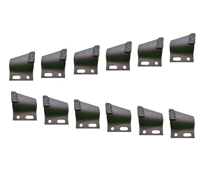 6RH + 6LH Cupped Trenching Teeth 136024 & 136025, fits 1.65", 1.75 ...