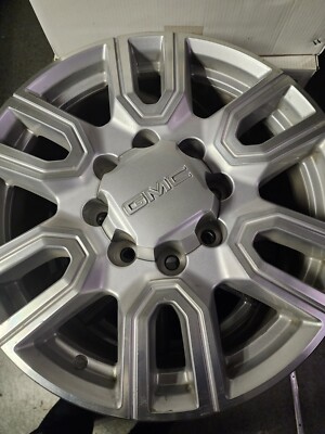 GMC Sierra 2500 HD 3500 20" 2020-2024 23376247 84393883 Silver OE 5950 ...