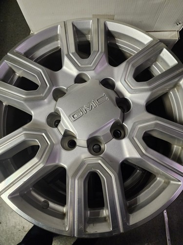 GMC Sierra 2500 HD 3500 20" 2020-2024 23376247 84393883 Silver OE 5950 ...