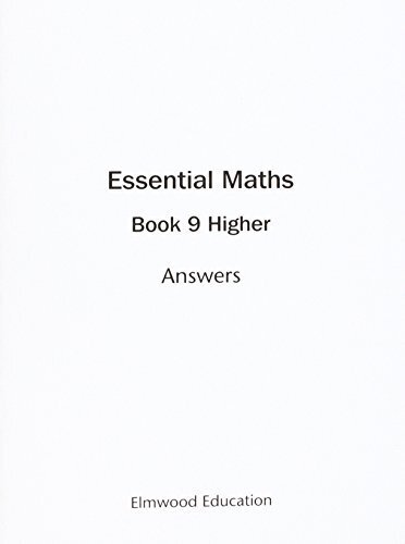 David Rayner Essential Maths 9 Higher Answers (Paperback) Essential ...