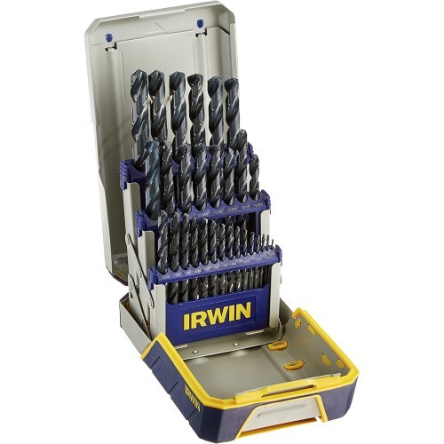 IRWIN 3018004 Drill Bit Set, 29-Piece, 1/16" - 1/2" in 1/64" Increments ...