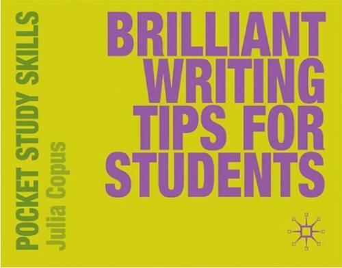 Brilliant Writing Tips for Students (Pocket Study Skills) - Paperback ...