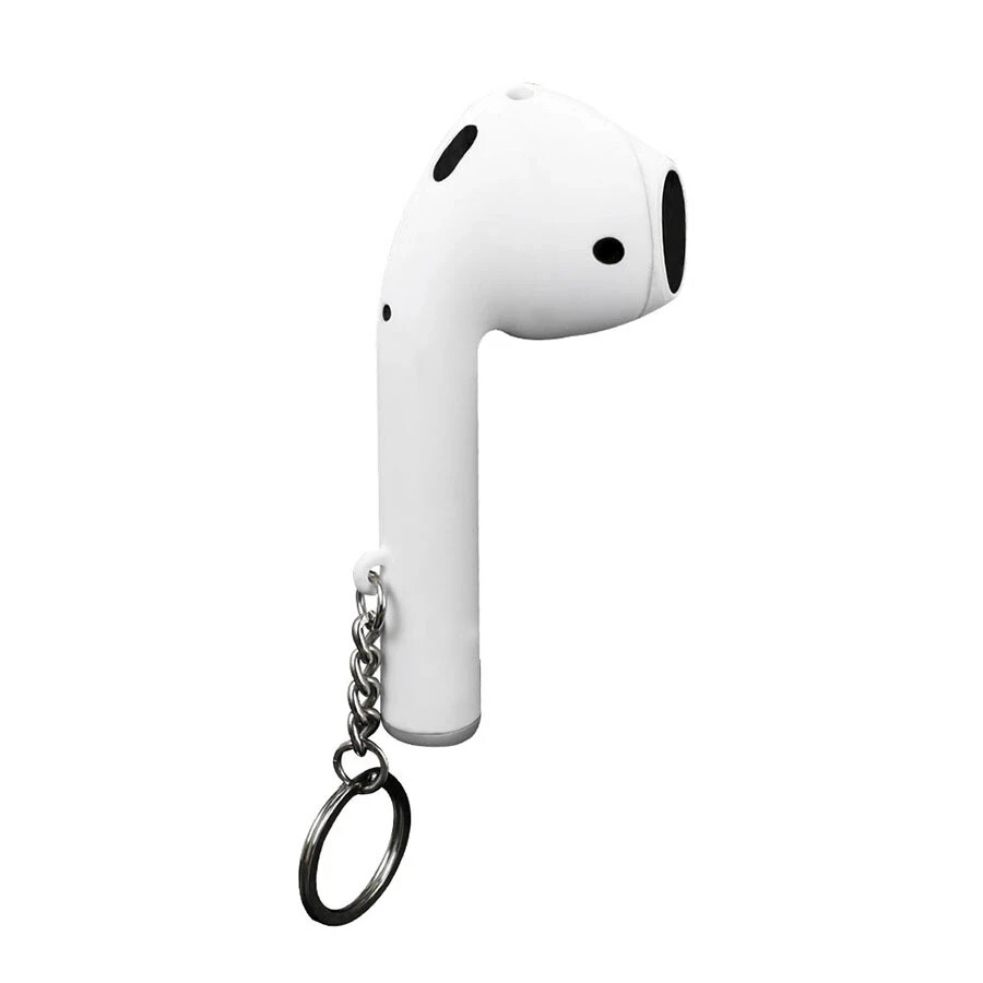 Silicone Smoking Pipe, Creative EarBud AirPod Key-Chain Design, Extra ...