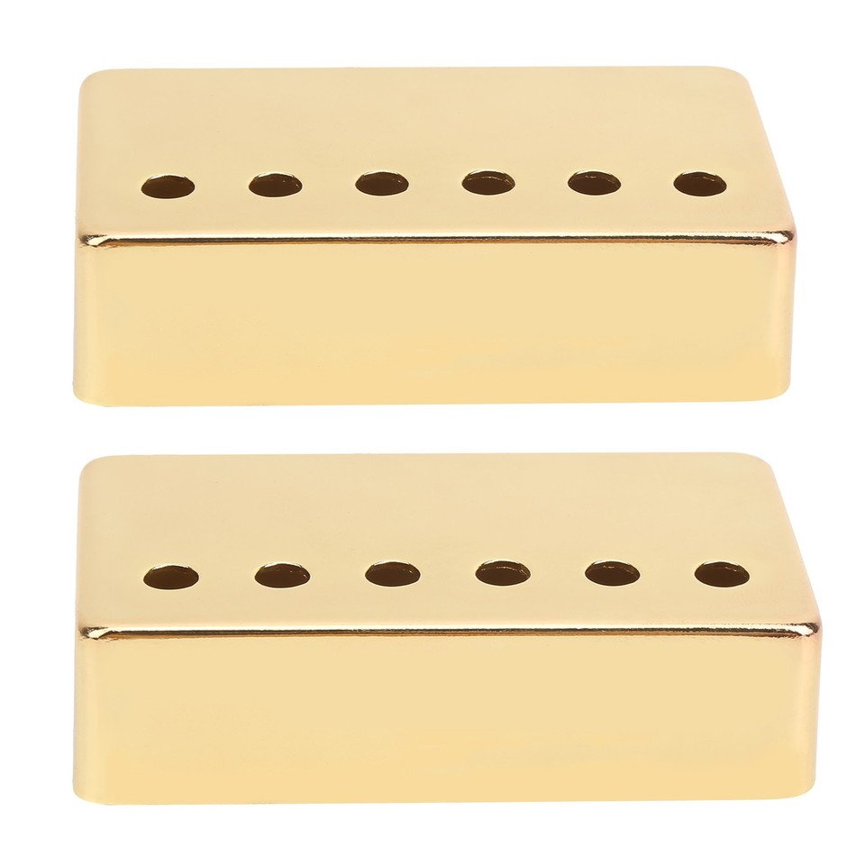 Gold 2Pcs Electric Guitar Pickup Shell Nickel Cover 50mm And 52mm ...