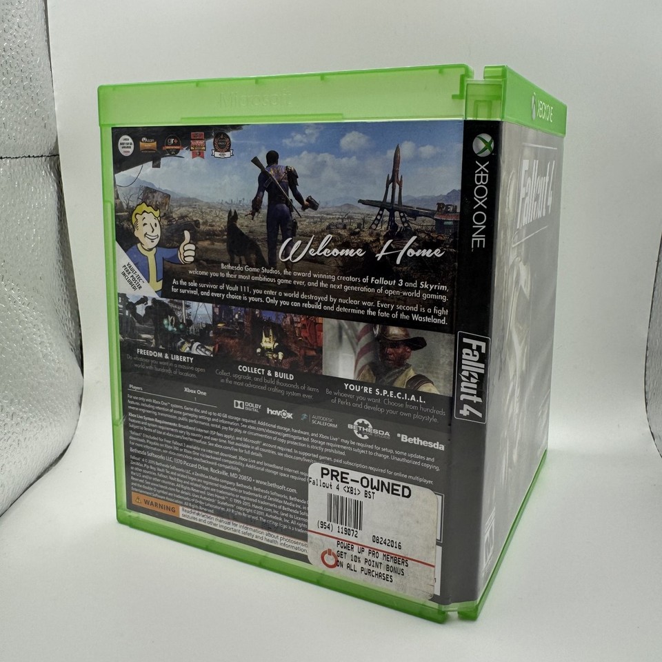 Fallout 4 Xbox One Video Game Multiplayer Season Pass Included | eBay