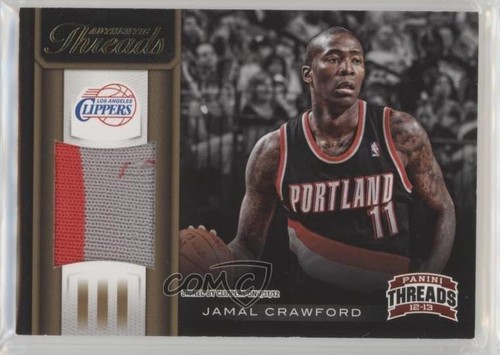 2012-13 Panini Threads Authentic Threads Prime /25 Jamal Crawford #12 ...