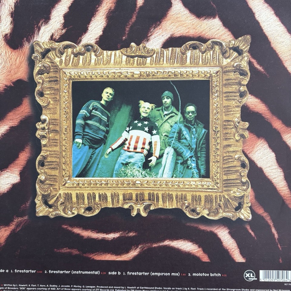 Prodigy “Firestarter” 4 Track 12inch Vinyl Record XL Recordings | eBay