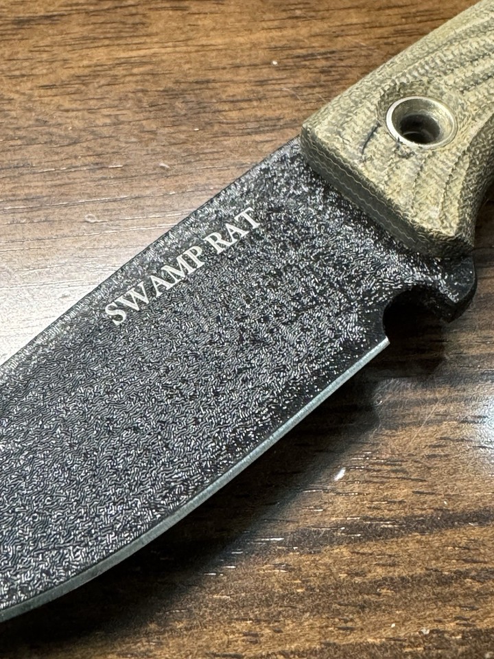 Busse Combat SRKW Swamp Rat Rodent 3 0.17” SR-101 Black Crinkle, Black ...