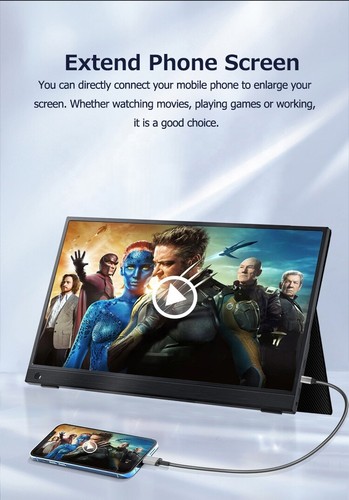 Computer Portable Lcd Monitor 1920*1080 ips 13.3 inch Gaming USB HD ...