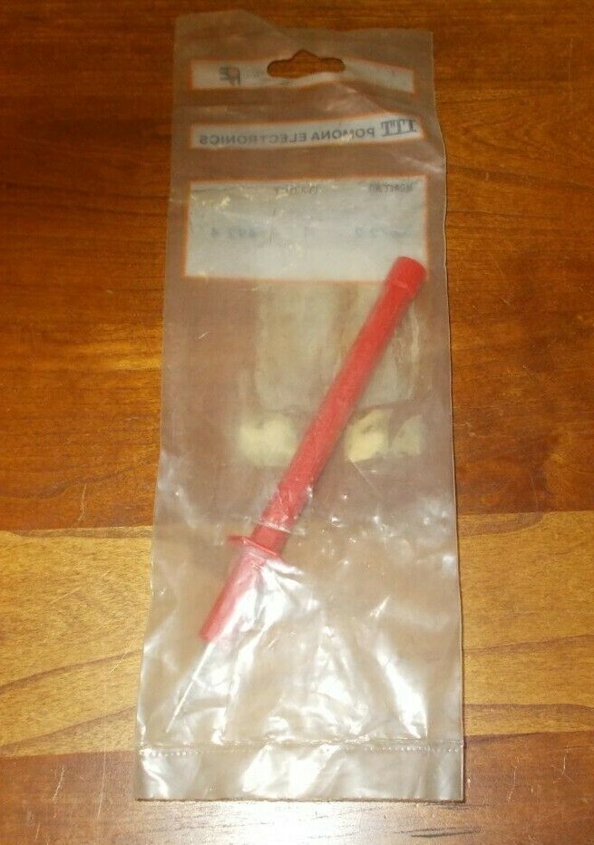 ITT Pomona Electronics 5072-2 Large Red Test Probe to Banana Jack ...