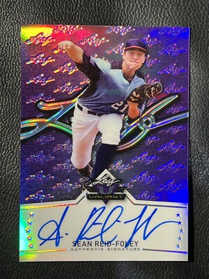 SEAN REID-FOLEY 2014 Leaf Valiant Purple Refractor Auto 1/25 | eBay
