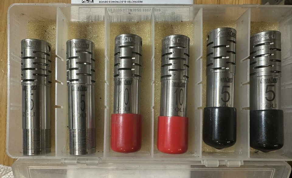 Comp-N-Choke Zoli 12GA Ported Chokes | eBay