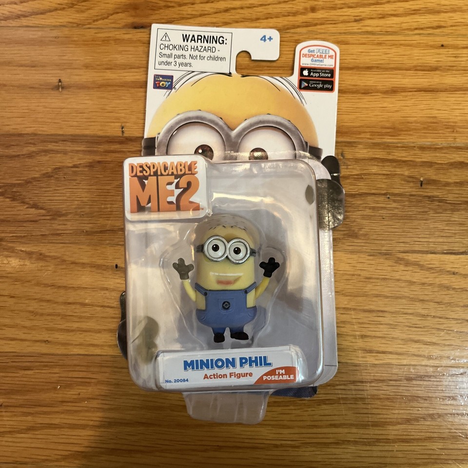 New Sealed Despicable Me 2 Minion Action Figure Poseable Lot Phil, Dave ...