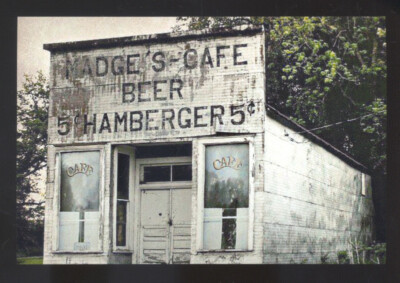 REAL PHOTO MILLERTON IOWA MADGE'S CAFÉ RESTAURANT POSTCARD COPY | eBay