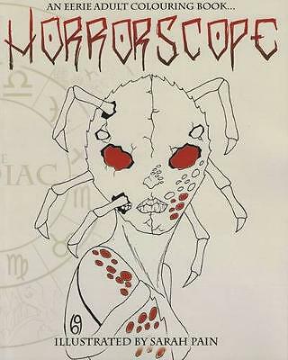 Horrorscope: An Eerie Adult Colouring Book (Paperback, 2016) for sale ...