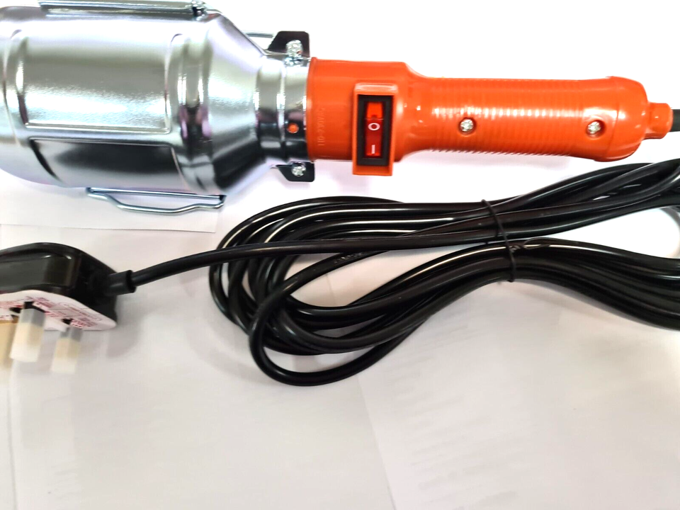 Inspection Lamp 240v Mains Light With Hanging Hook - 5m Lead - Camping ...