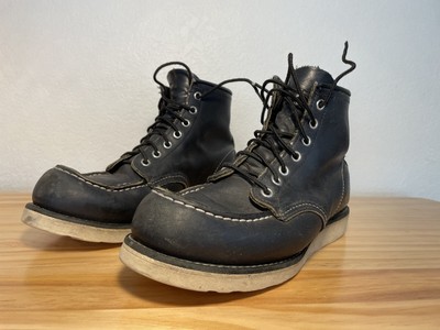 Red Wing 9075 Heritage Moc Toe Boot Men's 7D (Black) | eBay