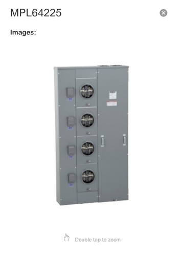 Square D Meter Pak 4 Sockets Lever Bypass 600A MPL64225.NEW | eBay