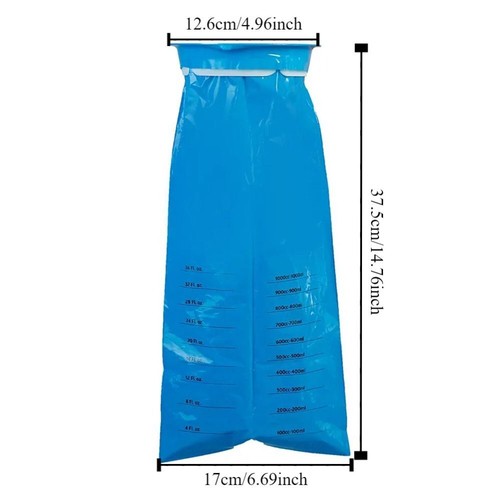 10Pcs Vomit Cleaning Bag Leak Resistant Throw Up Bags 1000ML Nausea ...