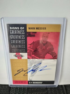 2000-01 Upper Deck Signs of Greatness Heroes Mark Messier Auto MM | eBay
