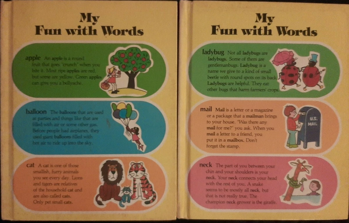 Words In A Kids Book