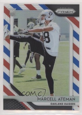 2018 Panini Prizm Rookie Red White & Blue Prizm Marcell Ateman #288 ht2 ...