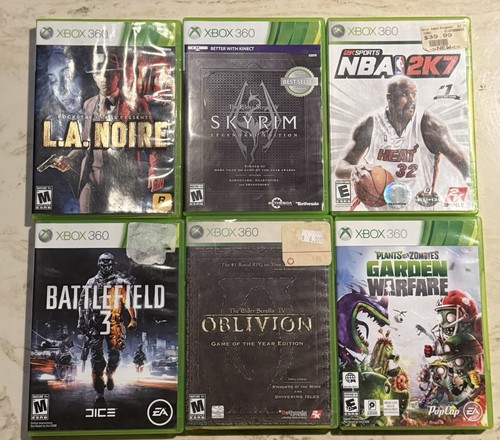 Original Xbox 360 Game Lot – 6 Classics – in Original Cases -Untested ...