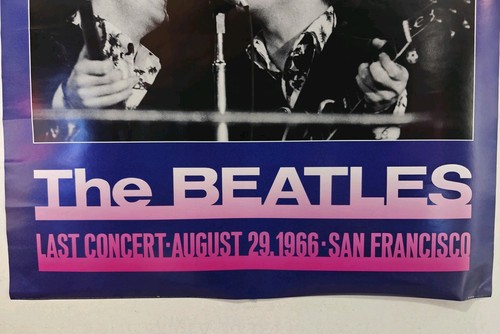 Vintage The Beatles The Last Concert August 29, 1966 Poster 24"x36 ...